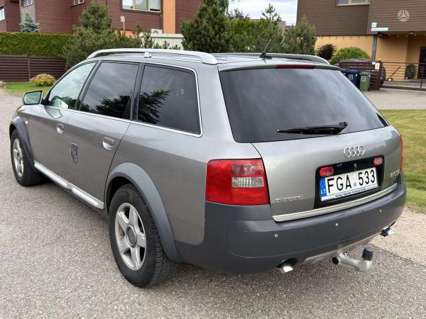 Pelēks Audi A6 Allroad 2003 Viļņa, ar dzinēja tilpumu 2.50 L un nobraukumu 330 tūkst. km par 1350 €, foto 5 vietnē AUTOMOTO.COM.LV
