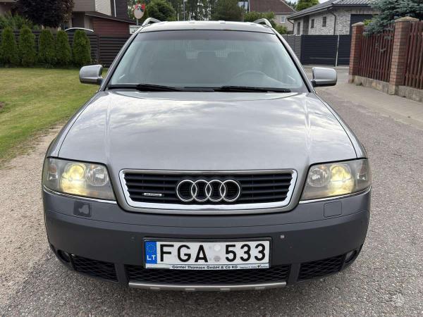 Pelēks Audi A6 Allroad 2003 Viļņa, ar dzinēja tilpumu 2.50 L un nobraukumu 330 tūkst. km par 1350 €, foto 8 vietnē AUTOMOTO.COM.LV