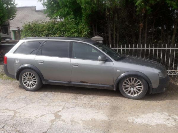 Pelēks Audi A6 Allroad 2003 Kėdainiai, ar dzinēja tilpumu 2.50 L un nobraukumu 389 tūkst. km par 700 €, foto 2 vietnē AUTOMOTO.COM.LV