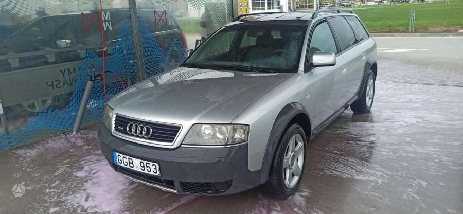 Grey Audi A6 Allroad 2003 in Klaipeda, with an engine capacity of 2.50 L and mileage of 234 thousand km for 2150 €, photo 11 on AUTOMOTO.COM.LV