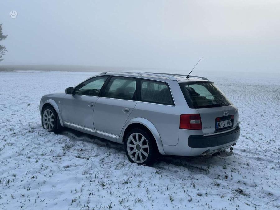 Pelēks Audi A6 Allroad 2004 Šalčininkai, ar dzinēja tilpumu 2.50 L un nobraukumu 380 tūkst. km par 2200 €, foto 5 vietnē AUTOMOTO.COM.LV