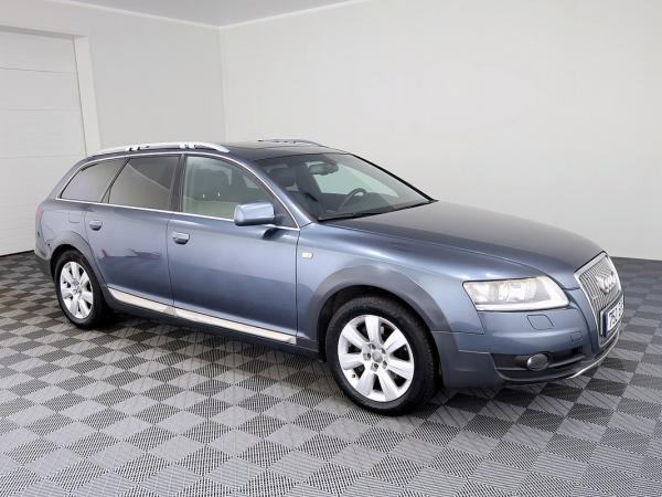 Grey Audi A6 Allroad 2006 in Tallinn, with an engine capacity of 2.70 L and mileage of 279 thousand km for 2499 €, photo 10 on AUTOMOTO.COM.LV