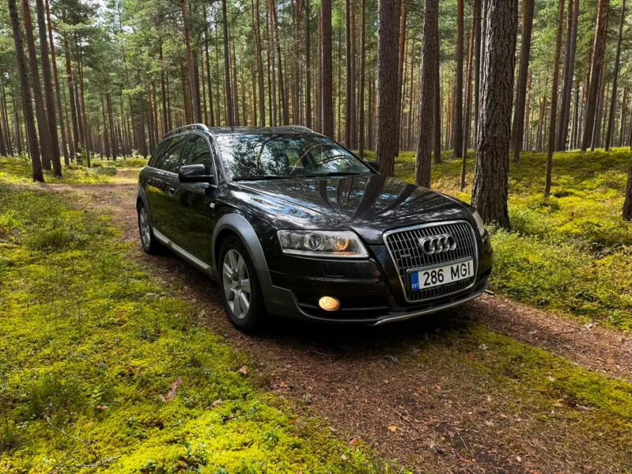 Grey Audi A6 Allroad 2006 in Tallinn, with an engine capacity of 3.00 L and mileage of 248 thousand km for 5500 €, photo 12 on AUTOMOTO.COM.LV