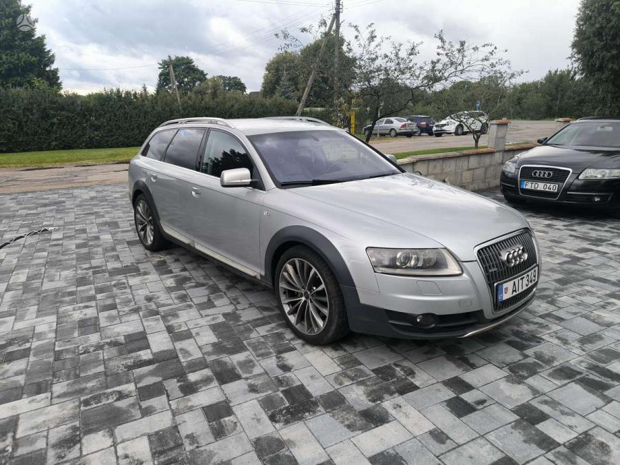 Pelēks Audi A6 Allroad 2006 Viļņa, ar dzinēja tilpumu 2.97 L un nobraukumu 282 tūkst. km par 2750 €, foto 1 vietnē AUTOMOTO.COM.LV