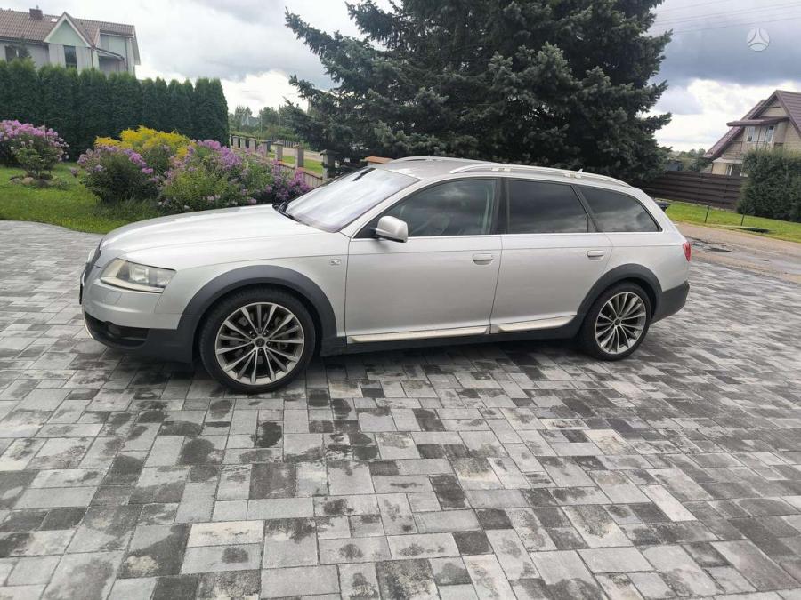 Pelēks Audi A6 Allroad 2006 Viļņa, ar dzinēja tilpumu 2.97 L un nobraukumu 282 tūkst. km par 2750 €, foto 6 vietnē AUTOMOTO.COM.LV
