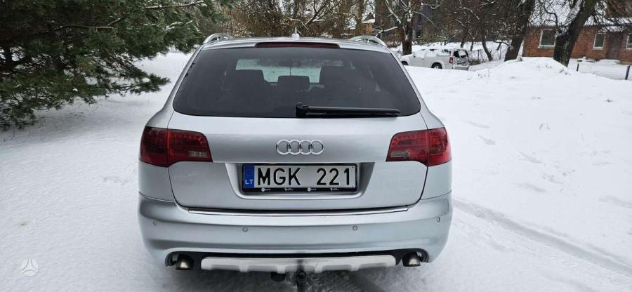 Grey Audi A6 Allroad 2007 in Kaunas, with an engine capacity of 2.97 L and mileage of 352 thousand km for 3999 €, photo 6 on AUTOMOTO.COM.LV