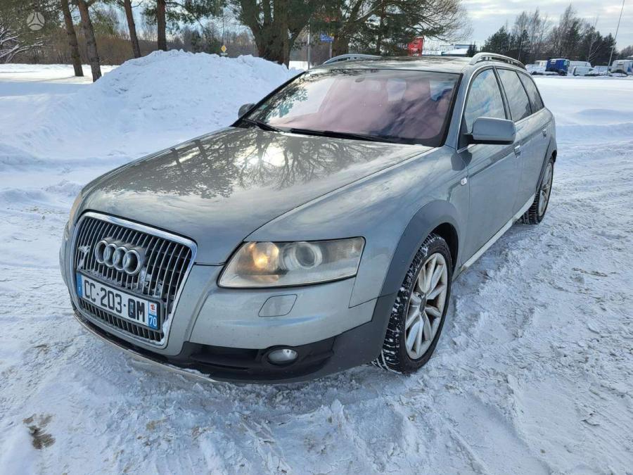 Grey Audi A6 Allroad 2007 in Taurage, with an engine capacity of 2.97 L and mileage of 351 thousand km for 3500 €, photo 2 on AUTOMOTO.COM.LV