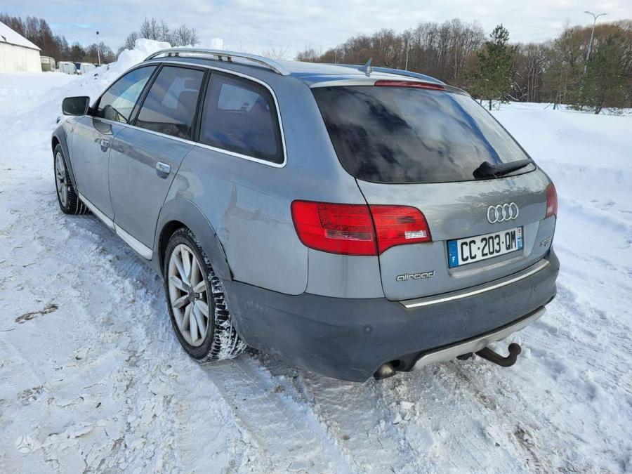 Grey Audi A6 Allroad 2007 in Taurage, with an engine capacity of 2.97 L and mileage of 351 thousand km for 3500 €, photo 4 on AUTOMOTO.COM.LV