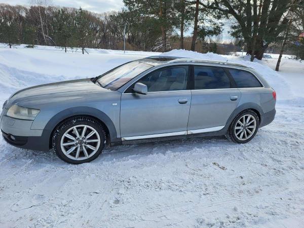 Grey Audi A6 Allroad 2007 in Taurage, with an engine capacity of 2.97 L and mileage of 351 thousand km for 3500 €, photo 7 on AUTOMOTO.COM.LV
