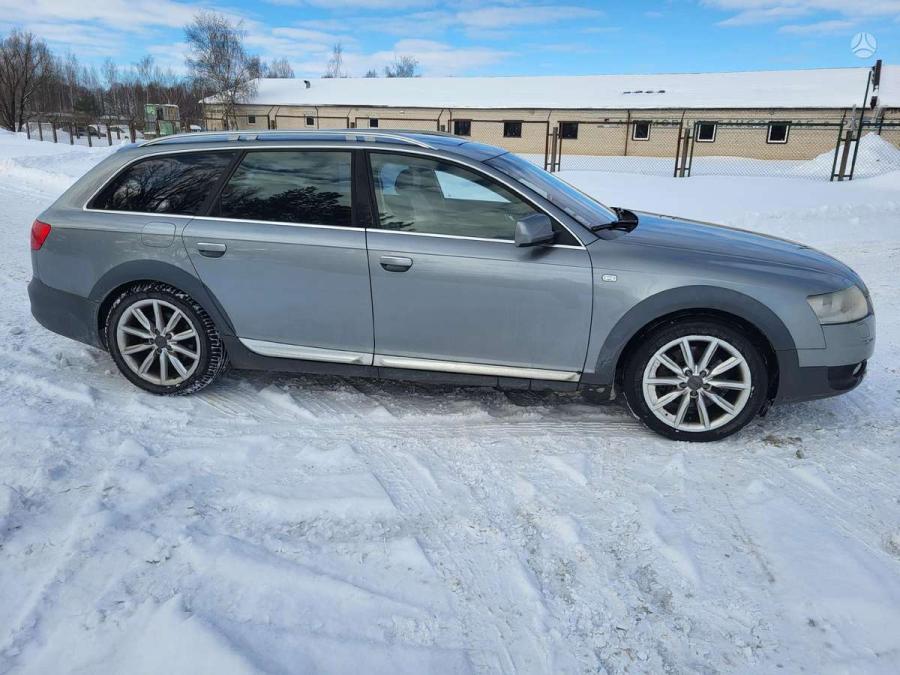 Grey Audi A6 Allroad 2007 in Taurage, with an engine capacity of 2.97 L and mileage of 351 thousand km for 3500 €, photo 8 on AUTOMOTO.COM.LV