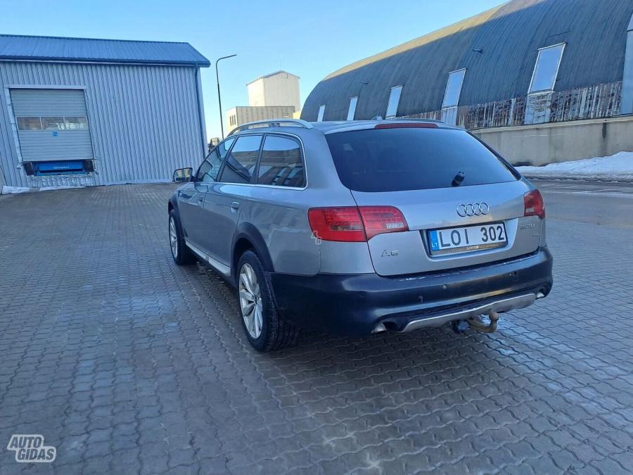 Grey Audi A6 Allroad 2007 in Telschi, with an engine capacity of 3.00 L and mileage of 325 thousand km for 2999 €, photo 4 on AUTOMOTO.COM.LV