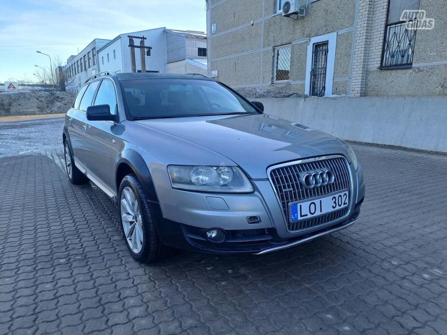 Grey Audi A6 Allroad 2007 in Telschi, with an engine capacity of 3.00 L and mileage of 375 thousand km for 2950 €, photo 3 on AUTOMOTO.COM.LV