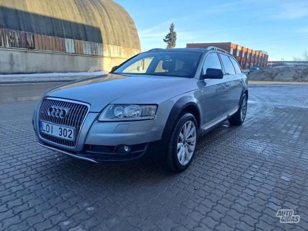 Pelēks Audi A6 Allroad 2007 Telšiai, ar dzinēja tilpumu 3.00 L un nobraukumu 375 tūkst. km par 2650 €, foto 1 vietnē AUTOMOTO.COM.LV