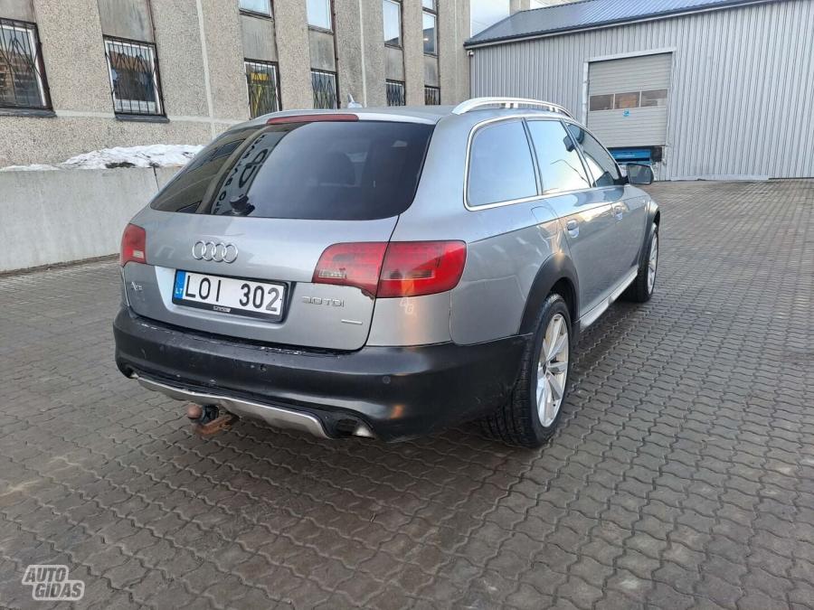 Grey Audi A6 Allroad 2007 in Telschi, with an engine capacity of 3.00 L and mileage of 375 thousand km for 2650 €, photo 6 on AUTOMOTO.COM.LV