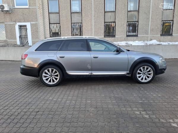 Pelēks Audi A6 Allroad 2007 Telšiai, ar dzinēja tilpumu 3.00 L un nobraukumu 375 tūkst. km par 2650 €, foto 7 vietnē AUTOMOTO.COM.LV