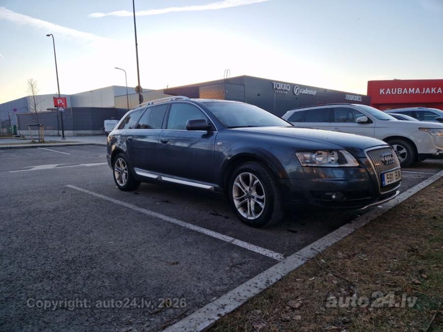 Grey Audi A6 Allroad 2007 in Parnu, with an engine capacity of 4.20 L and mileage of 276 thousand km for 4400 €, photo 1 on AUTOMOTO.COM.LV