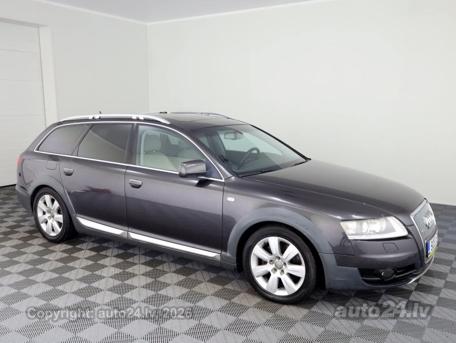 Grey Audi A6 Allroad 2007 in Tallinn, with an engine capacity of 2.70 L and mileage of 259 thousand km for 2999 €, photo 1 on AUTOMOTO.COM.LV