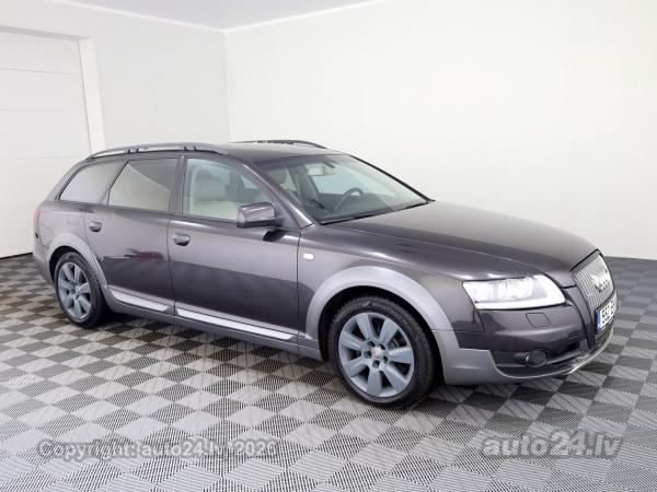 Grey Audi A6 Allroad 2007 in Tallinn, with an engine capacity of 2.70 L and mileage of 304 thousand km for 2499 €, photo 1 on AUTOMOTO.COM.LV