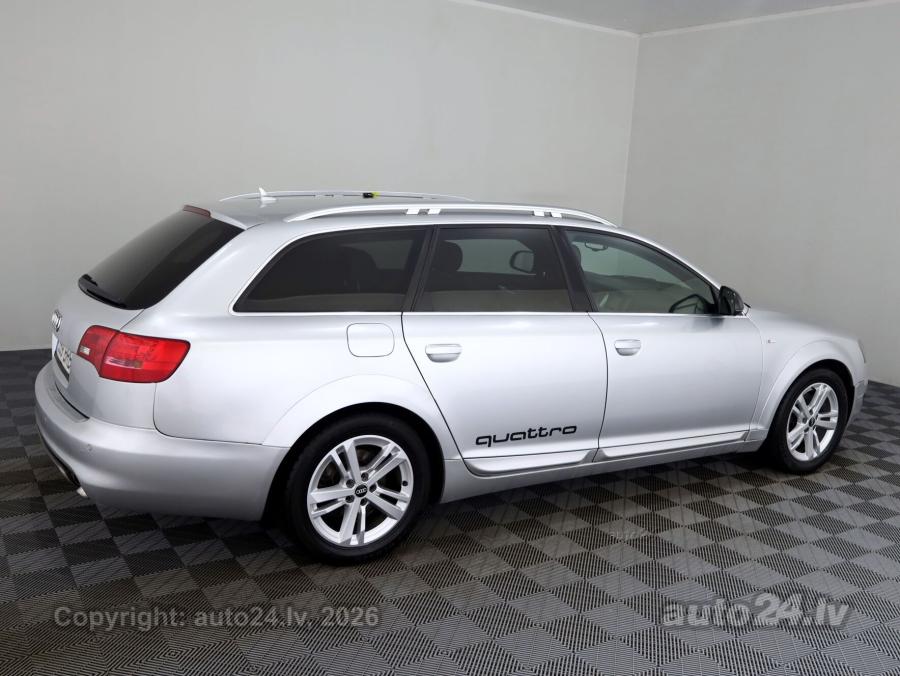 Grey Audi A6 Allroad 2007 in Tallinn, with an engine capacity of 3.00 L and mileage of 372 thousand km for 2299 €, photo 4 on AUTOMOTO.COM.LV