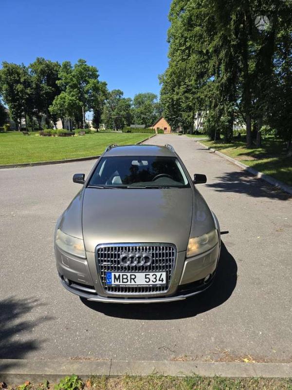 Grey Audi A6 Allroad 2007 in Ukmerge, with an engine capacity of 2.97 L and mileage of 300 thousand km for 2999 €, photo 1 on AUTOMOTO.COM.LV