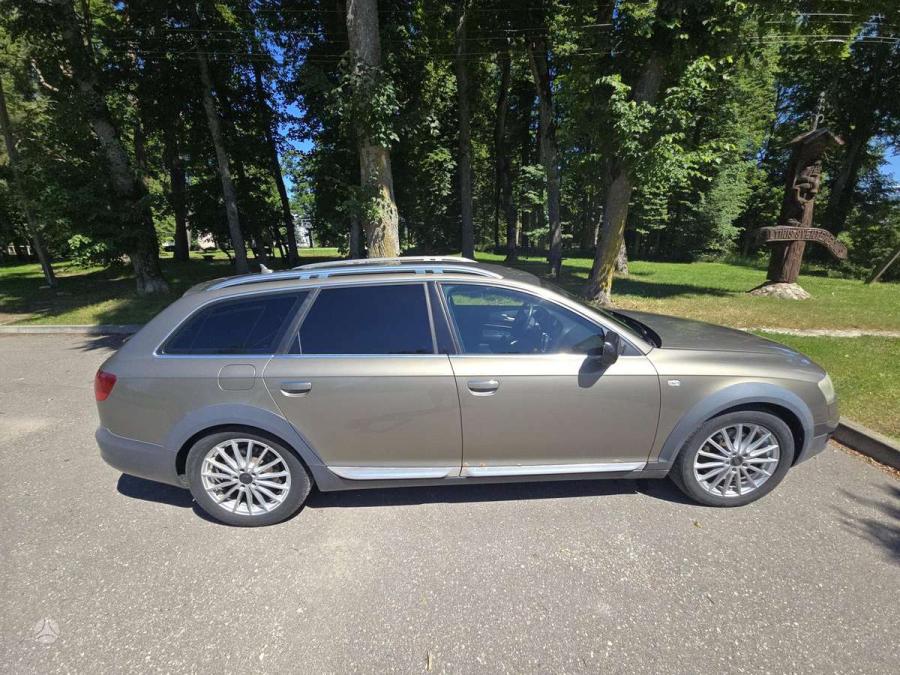 Pelēks Audi A6 Allroad 2007 Ukmergė, ar dzinēja tilpumu 2.97 L un nobraukumu 300 tūkst. km par 2999 €, foto 5 vietnē AUTOMOTO.COM.LV