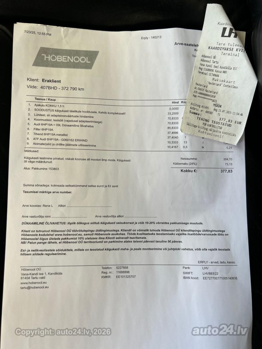 Pelēks Audi A6 Allroad 2007 Valga, ar dzinēja tilpumu 3.00 L un nobraukumu 392 tūkst. km par 2450 €, foto 14 vietnē AUTOMOTO.COM.LV