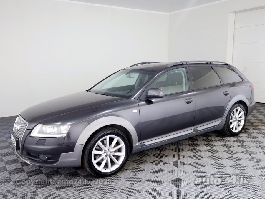 Grey Audi A6 Allroad 2007 in Tallinn, with an engine capacity of 3.00 L and mileage of 369 thousand km for 2299 €, photo 3 on AUTOMOTO.COM.LV