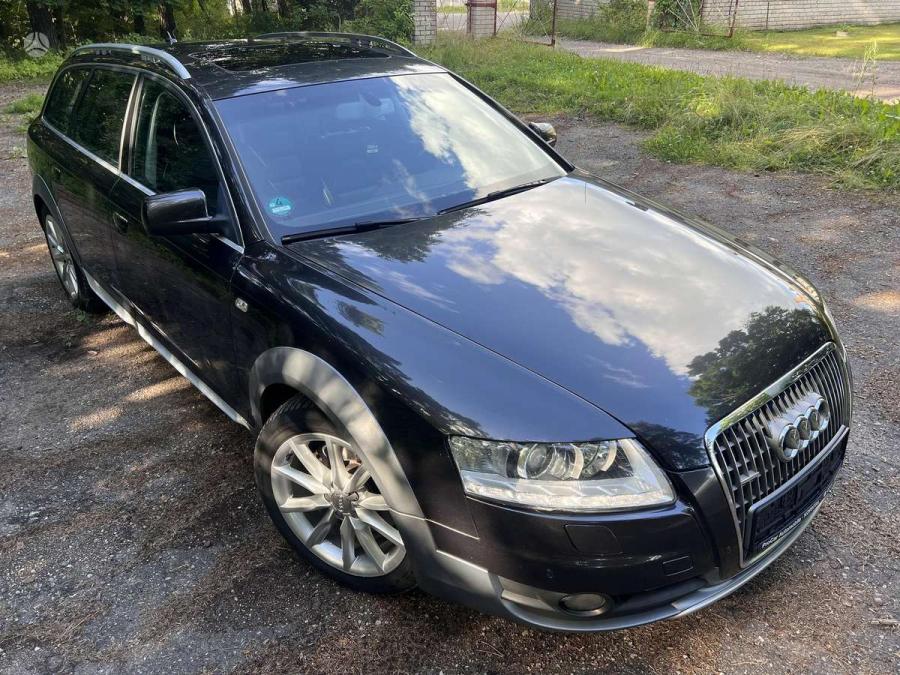 Grey Audi A6 Allroad 2007 in Utena, with an engine capacity of 2.97 L and mileage of 260 thousand km for 4300 €, photo 4 on AUTOMOTO.COM.LV
