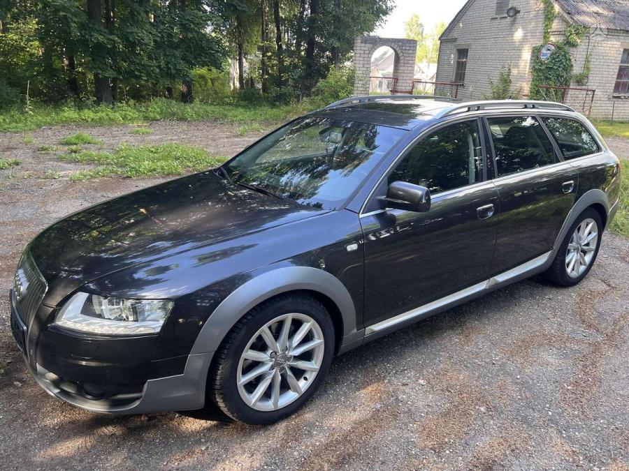 Grey Audi A6 Allroad 2007 in Utena, with an engine capacity of 2.97 L and mileage of 260 thousand km for 4300 €, photo 7 on AUTOMOTO.COM.LV