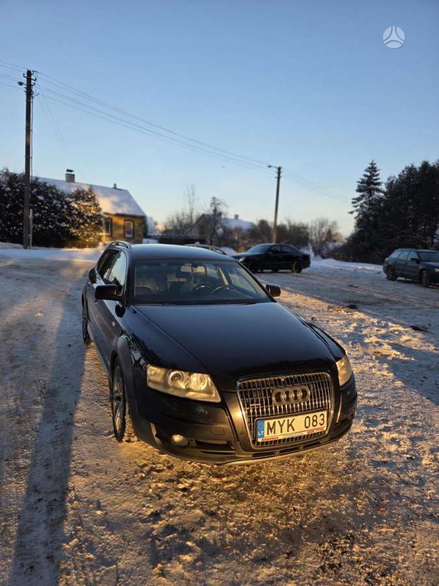 Grey Audi A6 Allroad 2008 in Utena, with an engine capacity of 2.70 L and mileage of 310 thousand km for 4650 €, photo 3 on AUTOMOTO.COM.LV