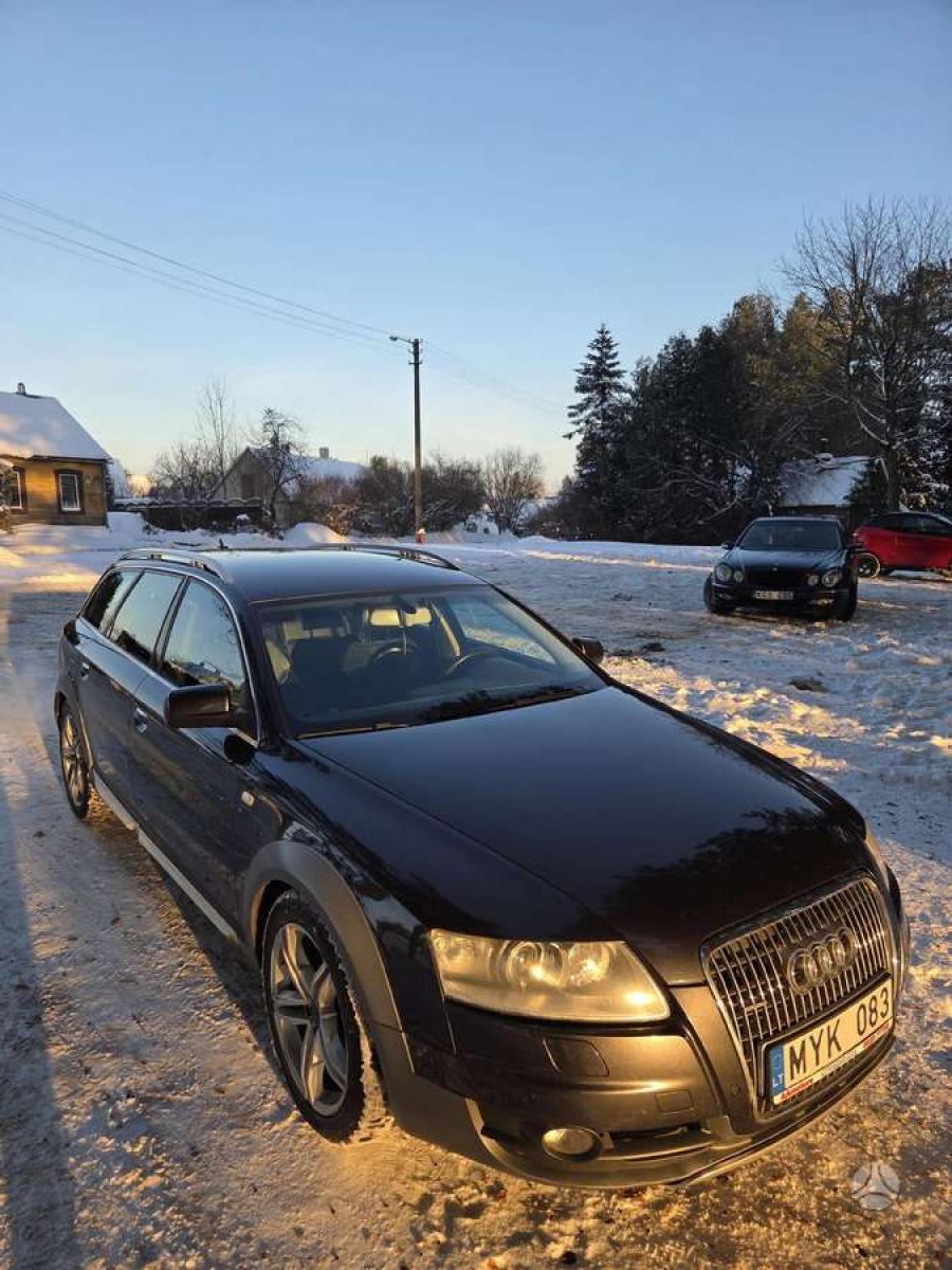 Grey Audi A6 Allroad 2008 in Utena, with an engine capacity of 2.70 L and mileage of 310 thousand km for 4650 €, photo 4 on AUTOMOTO.COM.LV