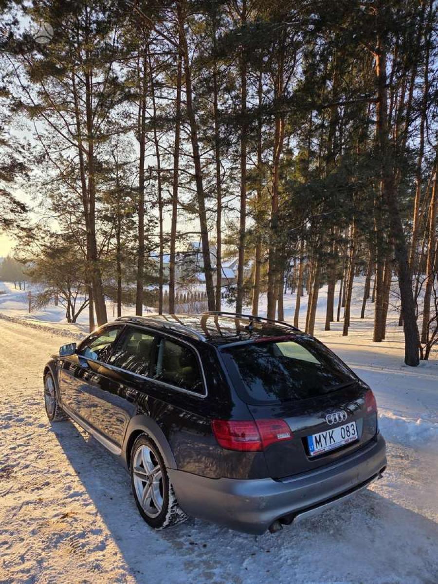 Grey Audi A6 Allroad 2008 in Utena, with an engine capacity of 2.70 L and mileage of 310 thousand km for 4650 €, photo 9 on AUTOMOTO.COM.LV