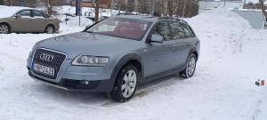 Grey Audi A6 Allroad 2008 in Vilnius, with an engine capacity of 3.00 L and mileage of 264 thousand km for 5850 €, photo 8 on AUTOMOTO.COM.LV