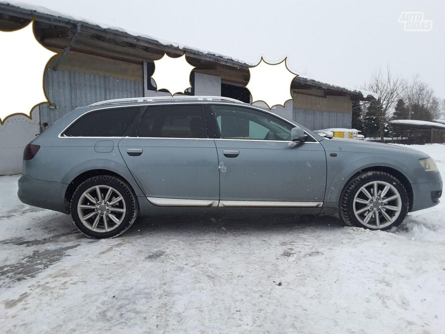 Grey Audi A6 Allroad 2008 in Kretinga, with an engine capacity of 3.00 L and mileage of 367 thousand km for 4550 €, photo 1 on AUTOMOTO.COM.LV