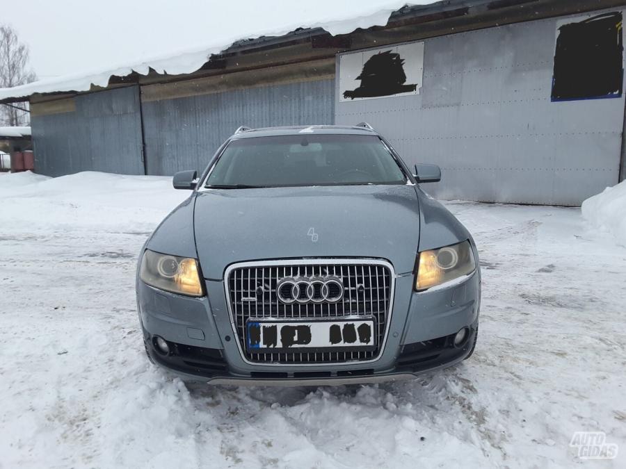Grey Audi A6 Allroad 2008 in Kretinga, with an engine capacity of 3.00 L and mileage of 367 thousand km for 4550 €, photo 6 on AUTOMOTO.COM.LV