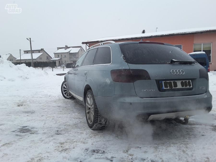 Grey Audi A6 Allroad 2008 in Kretinga, with an engine capacity of 3.00 L and mileage of 367 thousand km for 4550 €, photo 7 on AUTOMOTO.COM.LV
