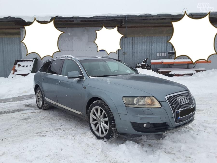 Grey Audi A6 Allroad 2008 in Kretinga, with an engine capacity of 3.00 L and mileage of 367 thousand km for 4550 €, photo 11 on AUTOMOTO.COM.LV