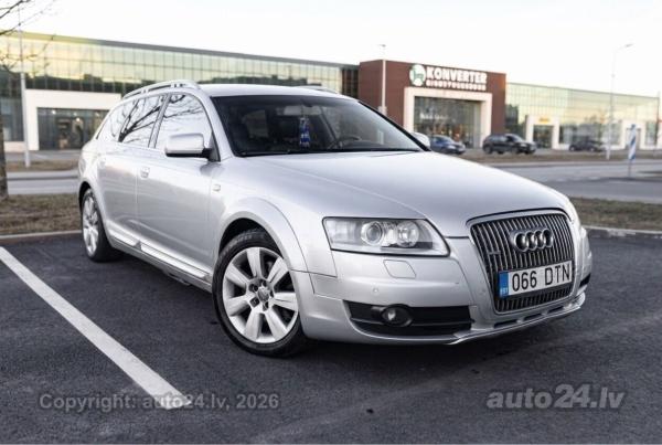 Pelēks Audi A6 Allroad 2008 Tallina, ar dzinēja tilpumu 3.00 L un nobraukumu 378 tūkst. km par 4490 €, foto 1 vietnē AUTOMOTO.COM.LV