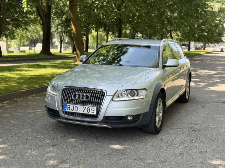 Pelēks Audi A6 Allroad 2009 Klaipėda, ar dzinēja tilpumu 2.97 L un nobraukumu 319 tūkst. km par 2550 €, foto 1 vietnē AUTOMOTO.COM.LV