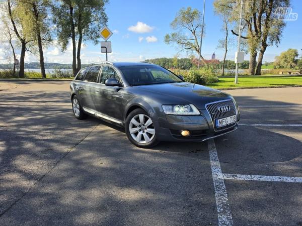 Pelēks Audi A6 Allroad 2009 Zarasai, ar dzinēja tilpumu 3.00 L un nobraukumu 385 tūkst. km par 4500 €, foto 1 vietnē AUTOMOTO.COM.LV