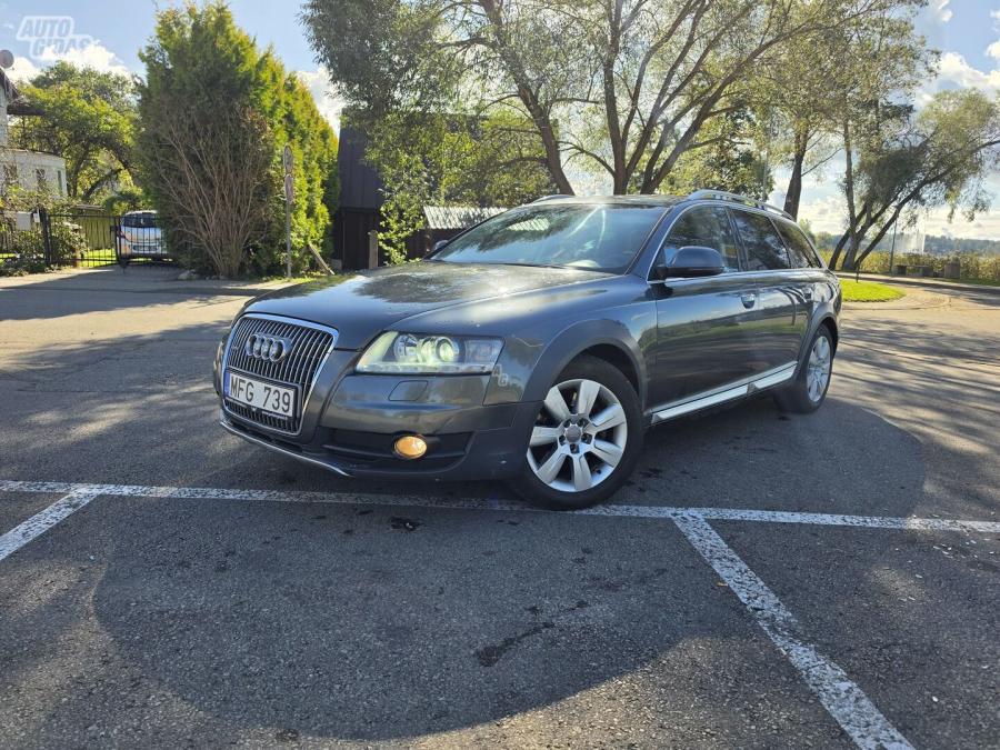 Pelēks Audi A6 Allroad 2009 Zarasai, ar dzinēja tilpumu 3.00 L un nobraukumu 385 tūkst. km par 4500 €, foto 4 vietnē AUTOMOTO.COM.LV