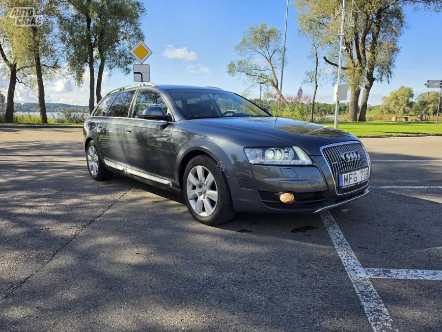 Pelēks Audi A6 Allroad 2009 Zarasai, ar dzinēja tilpumu 3.00 L un nobraukumu 385 tūkst. km par 4500 €, foto 7 vietnē AUTOMOTO.COM.LV