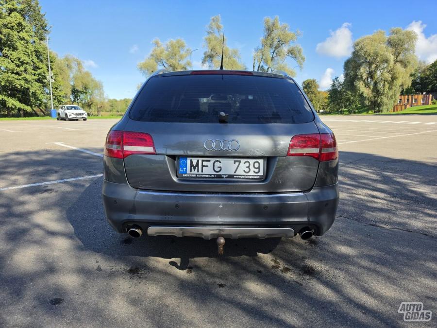 Pelēks Audi A6 Allroad 2009 Zarasai, ar dzinēja tilpumu 3.00 L un nobraukumu 385 tūkst. km par 4500 €, foto 10 vietnē AUTOMOTO.COM.LV