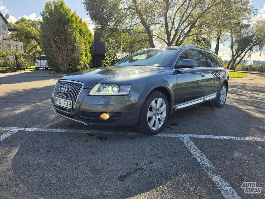Pelēks Audi A6 Allroad 2009 Zarasai, ar dzinēja tilpumu 3.00 L un nobraukumu 385 tūkst. km par 4500 €, foto 13 vietnē AUTOMOTO.COM.LV