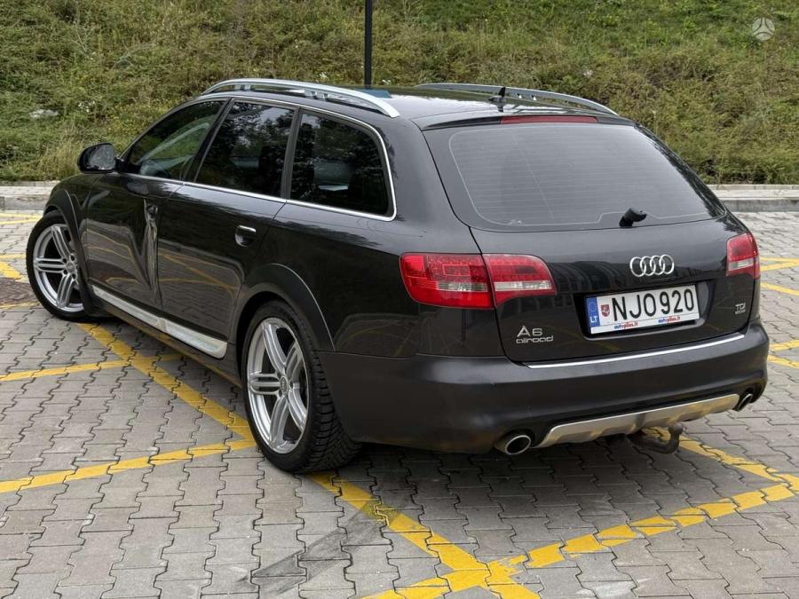 Grey Audi A6 Allroad 2010 in Vilnius, with an engine capacity of 2.70 L and mileage of 354 thousand km for 4000 €, photo 5 on AUTOMOTO.COM.LV