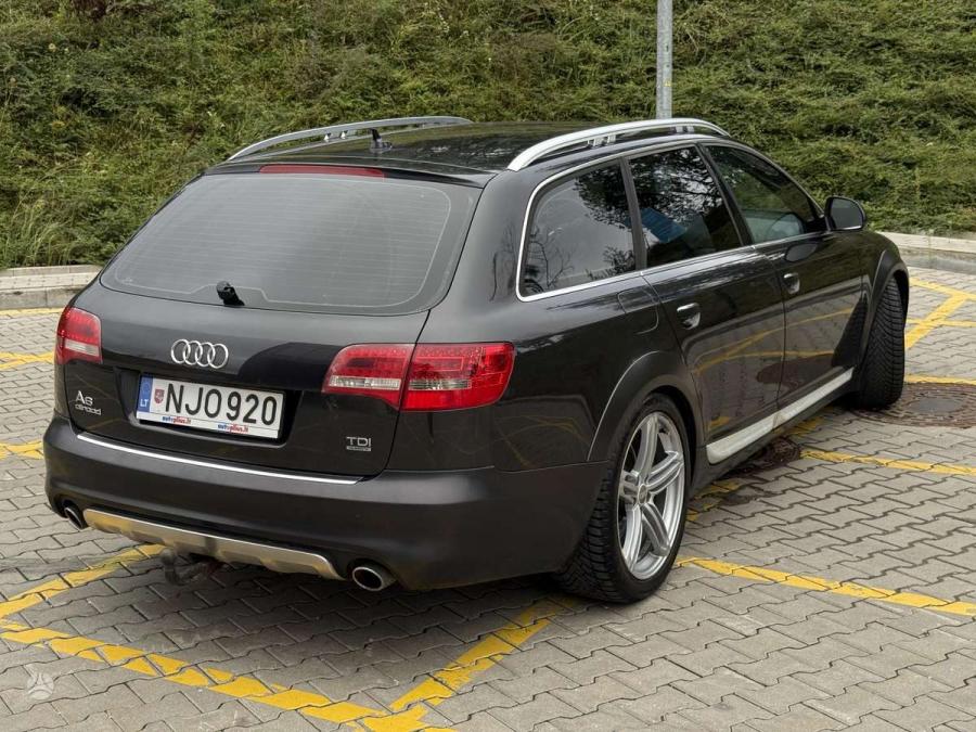 Grey Audi A6 Allroad 2010 in Vilnius, with an engine capacity of 2.70 L and mileage of 354 thousand km for 4000 €, photo 7 on AUTOMOTO.COM.LV
