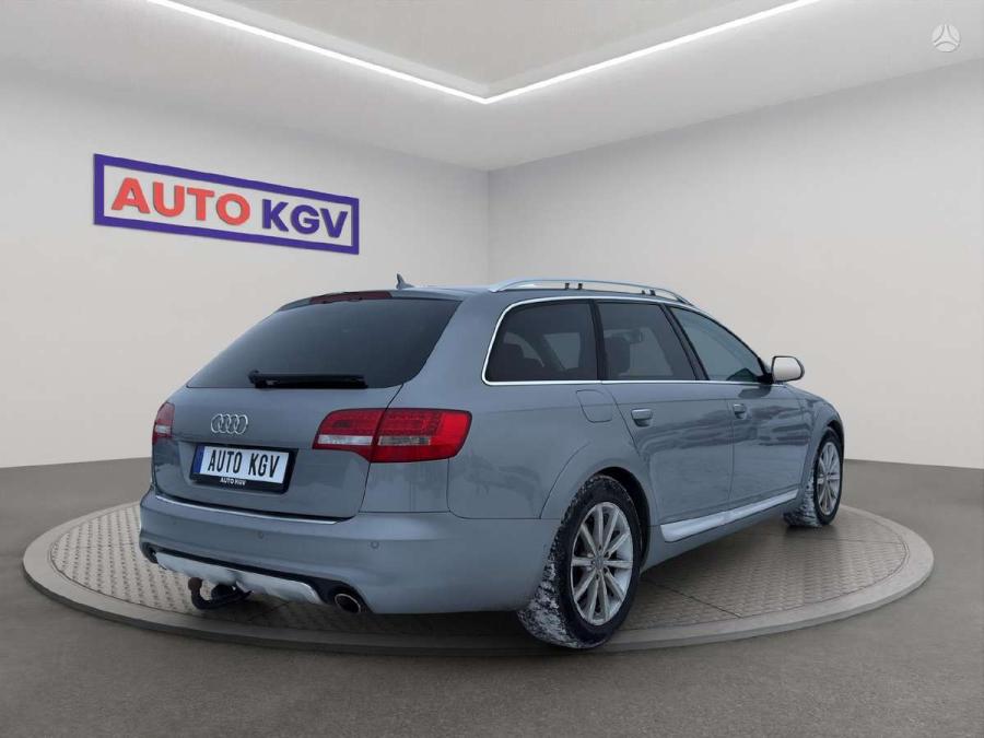Grey Audi A6 Allroad 2011 in Kaunas, with an engine capacity of 2.70 L and mileage of 219 thousand km for 7699 €, photo 5 on AUTOMOTO.COM.LV