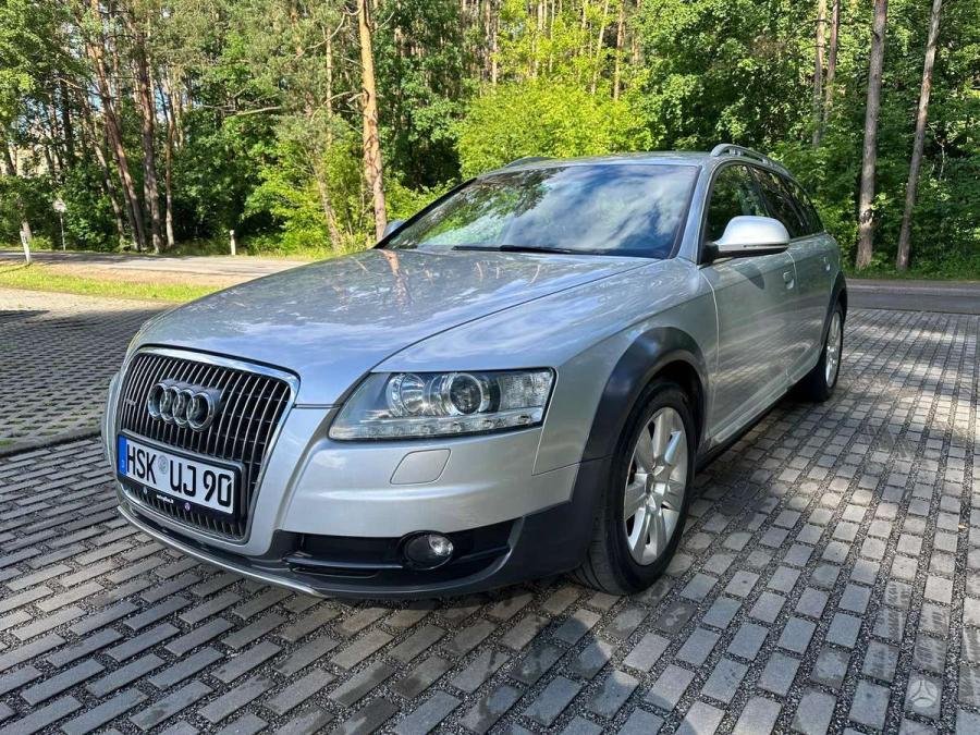 Grey Audi A6 Allroad 2011 in Vilnius, with an engine capacity of 2.70 L and mileage of 280 thousand km for 5670 €, photo 4 on AUTOMOTO.COM.LV