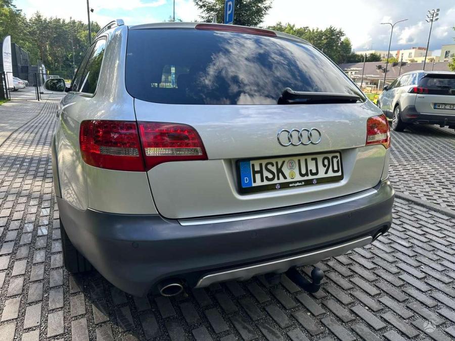 Grey Audi A6 Allroad 2011 in Vilnius, with an engine capacity of 2.70 L and mileage of 280 thousand km for 5670 €, photo 6 on AUTOMOTO.COM.LV