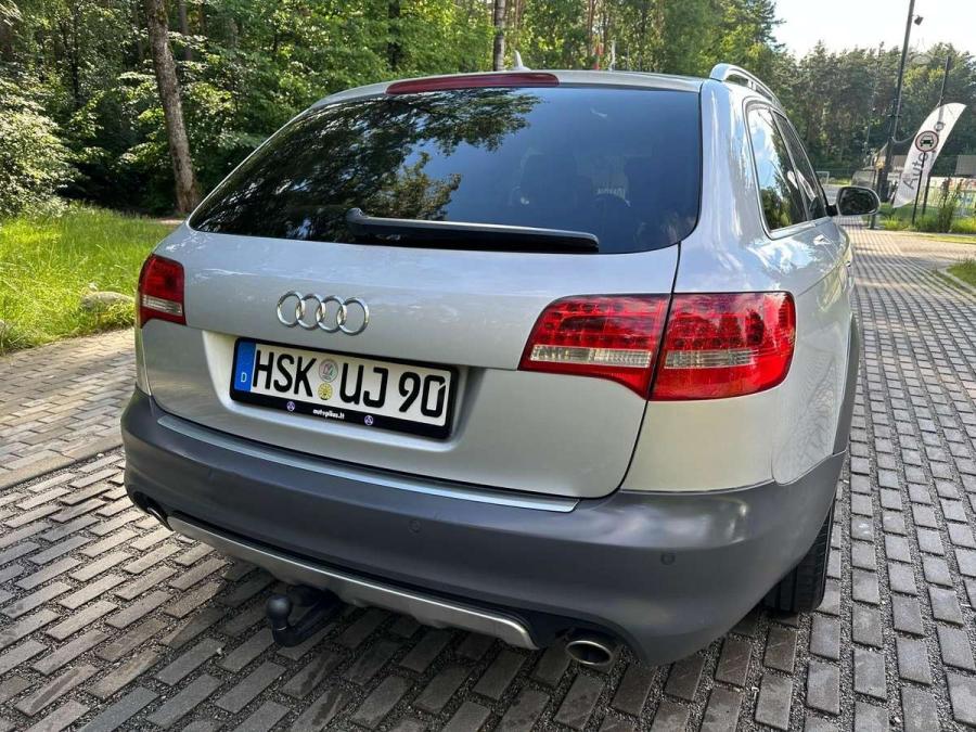 Grey Audi A6 Allroad 2011 in Vilnius, with an engine capacity of 2.70 L and mileage of 280 thousand km for 5670 €, photo 10 on AUTOMOTO.COM.LV